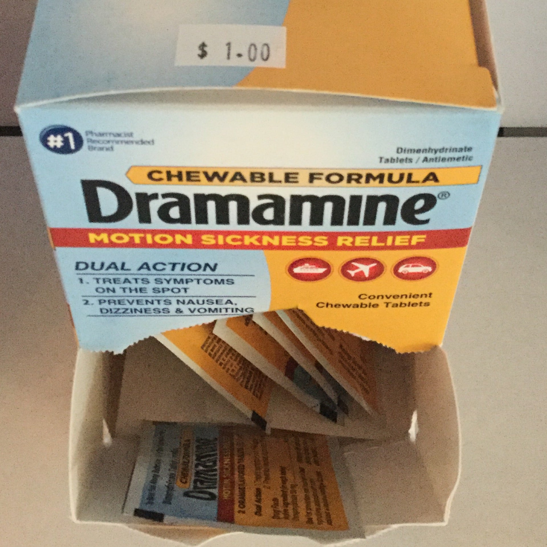 Dramamine Medicine | Kent Point Marina & Seafood
