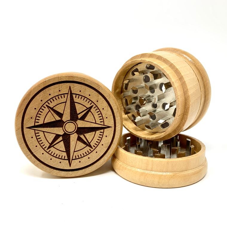 Nautical Compass Herb Grinder | Kent Point Marina & Seafood