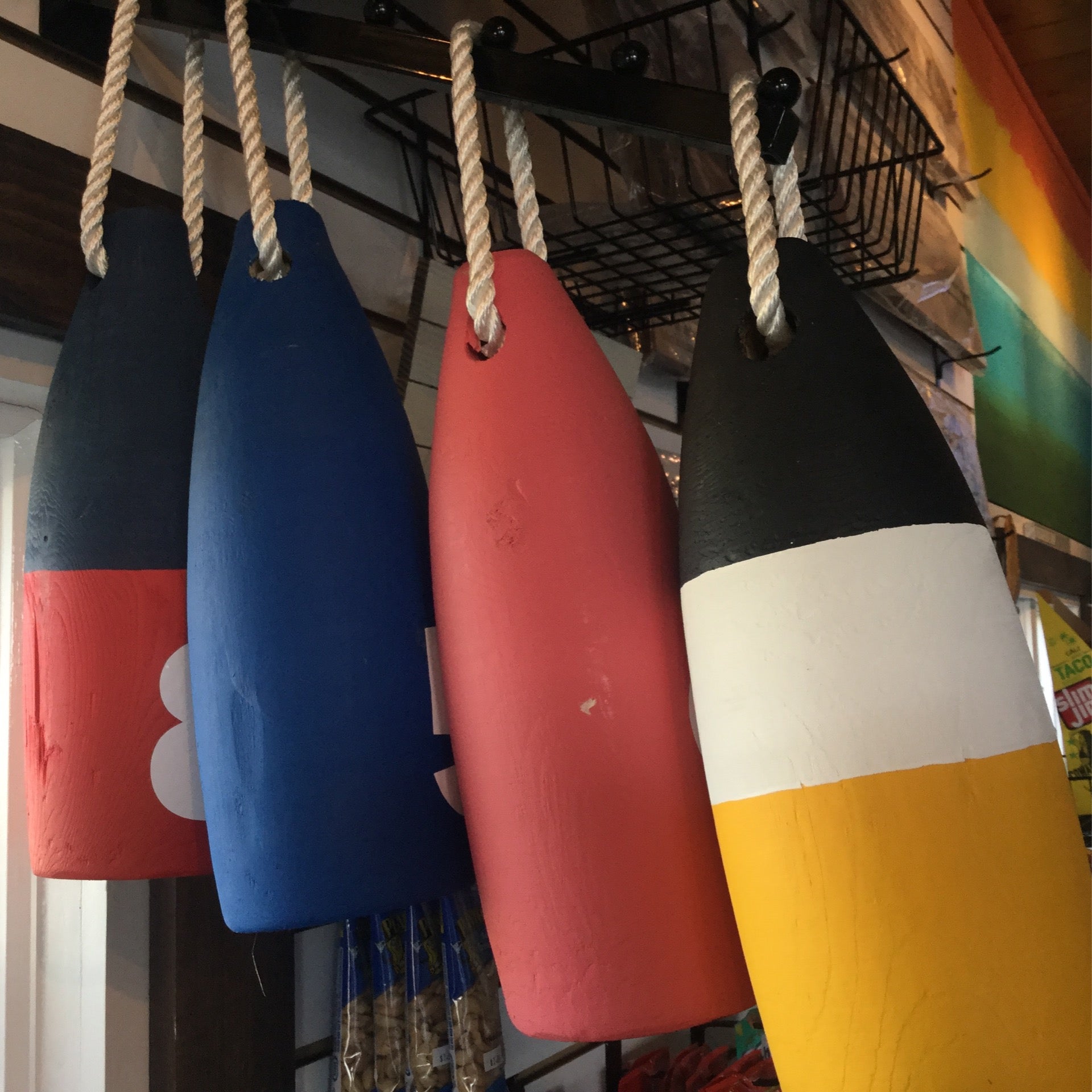 Wooden Buoy Decoration | Kent Point Marina & Seafood