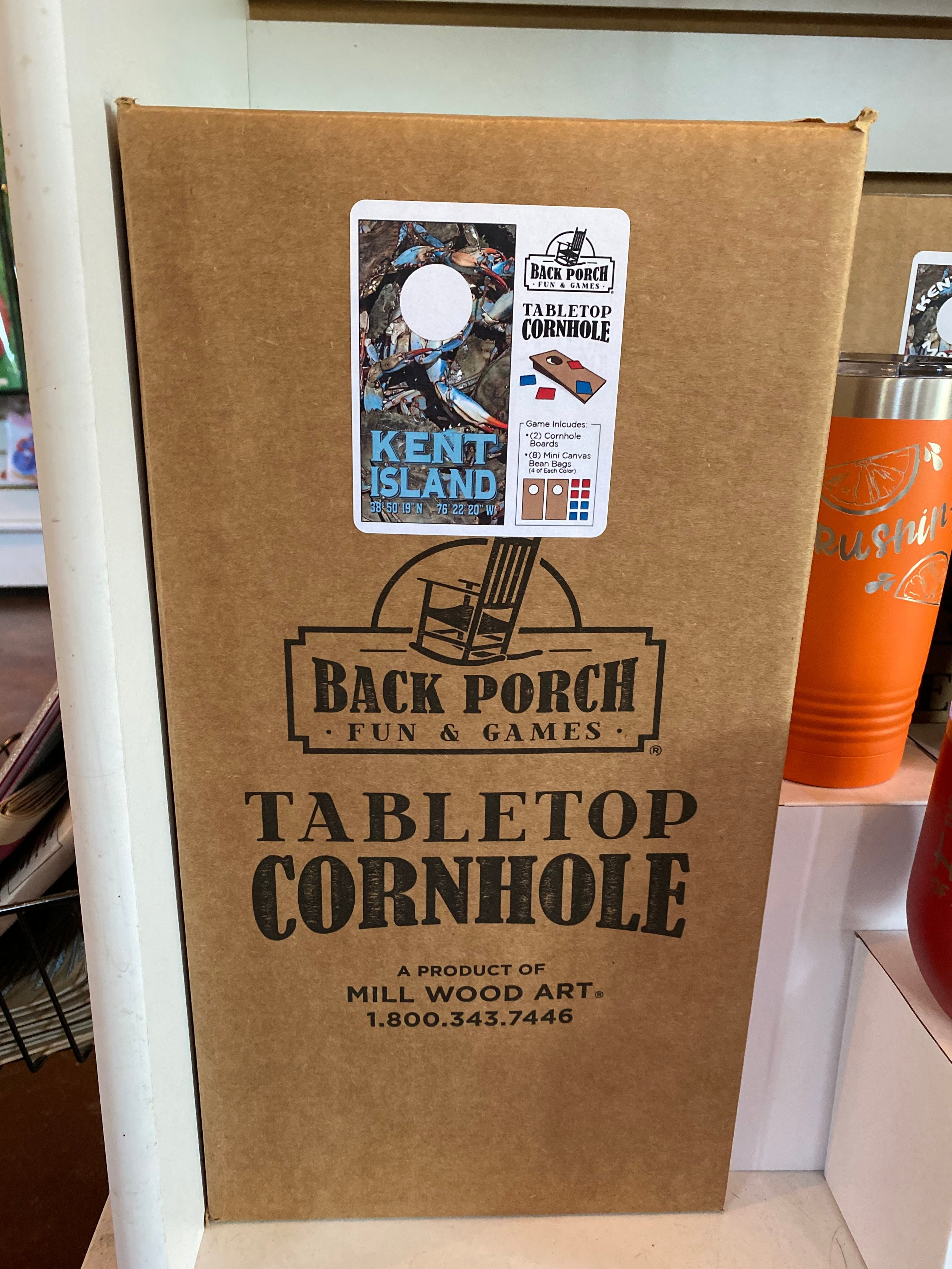 Table Top Corn Hole | Kent Point Marina & Seafood