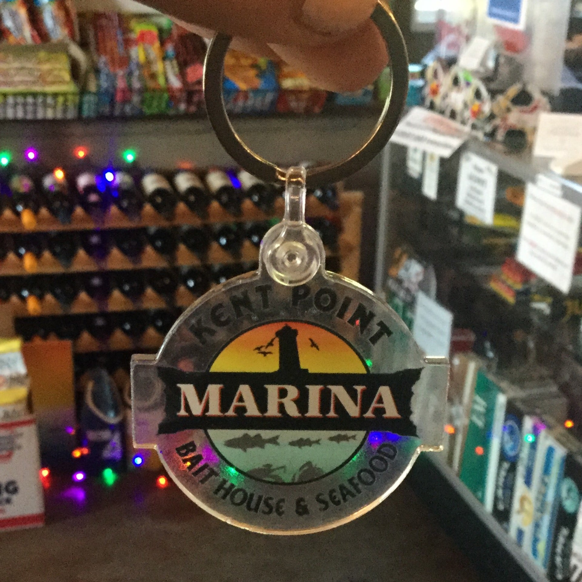 Kent Point Marina Logo Acrylic Keychain | Kent Point Marina & Seafood