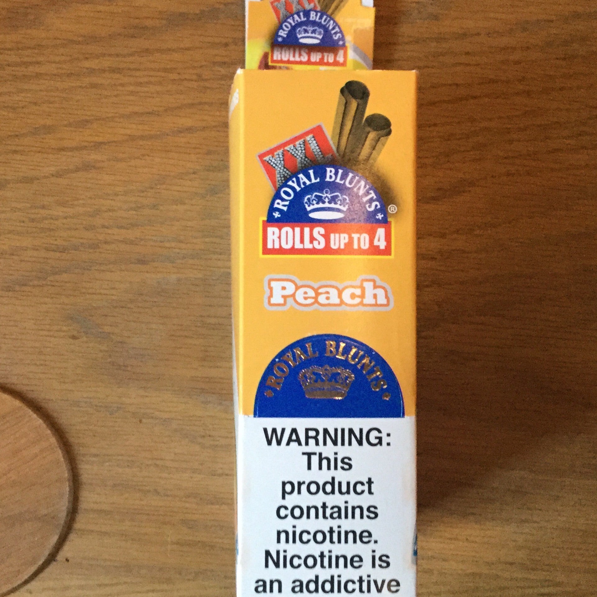 Royal Blunt XXL Tubes Peach | Kent Point Marina & Seafood